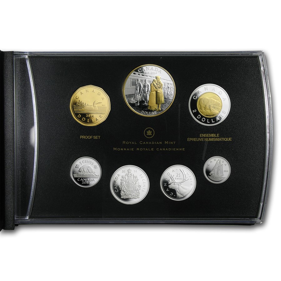 Buy 2014 Canada 7-Coin 100th Anniv. of the Declaration of WW1 Set | APMEX