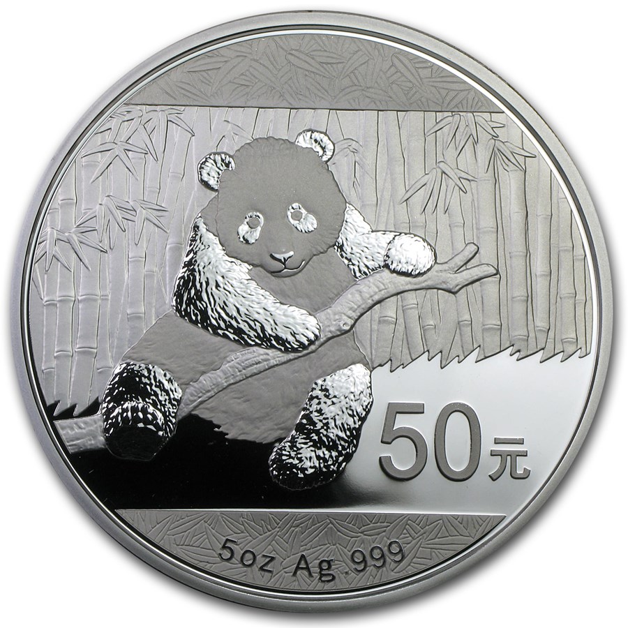 Buy 2014 China 5 oz Silver Panda Proof (w/Box & COA) | APMEX
