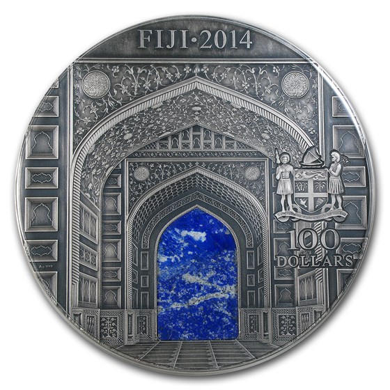 Buy 2014 Fiji 1 kilo Silver Taj Mahal Antique Finish Coin | APMEX