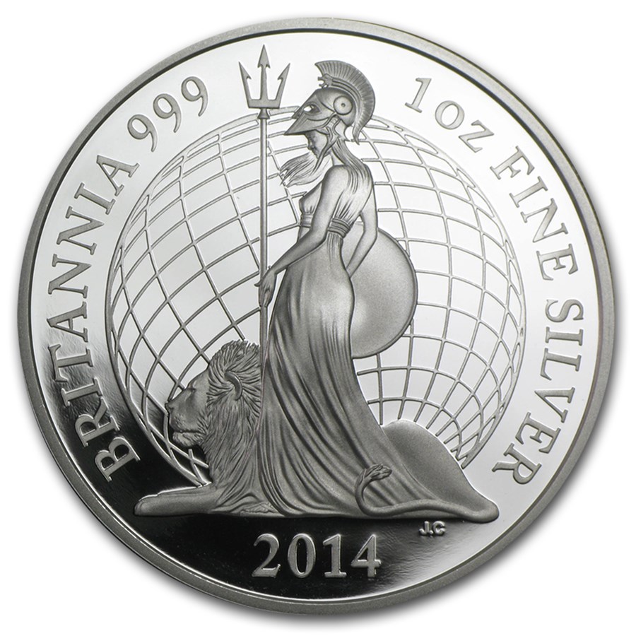 Buy 2014 Great Britain 1 oz Silver Britannia Proof (w/Box & COA) | APMEX