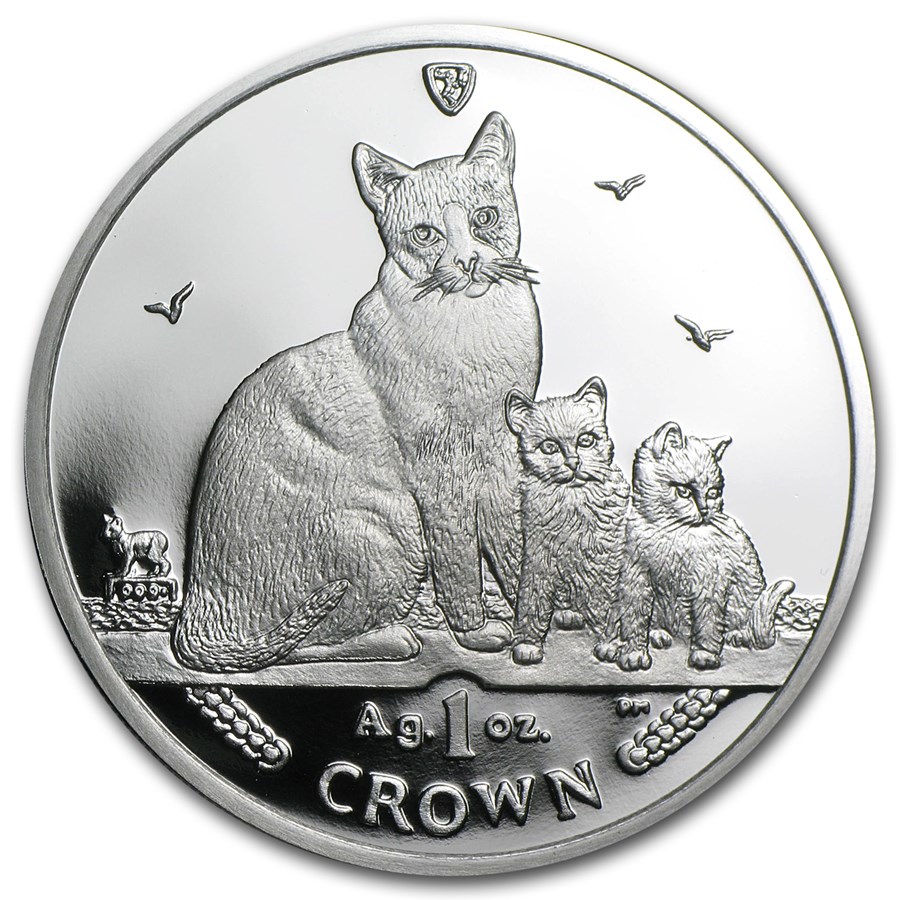 Buy 2014 Isle of Man 1 oz Silver Snowshoe Cat Proof | APMEX