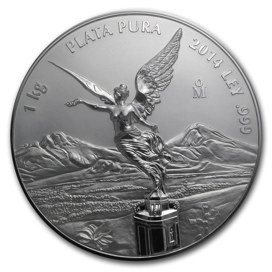 Buy 2014 Mexican 1 kilo Silver Libertad Proof Like (w/Box & COA) | APMEX