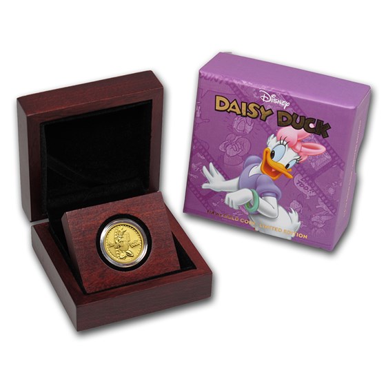 Buy 2014 Niue 1/4 oz Proof Gold $25 Disney Daisy Duck | APMEX