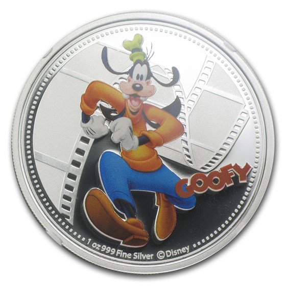 Buy 2014 Niue 1 oz Silver $2 Disney Goofy PF-70 NGC | APMEX