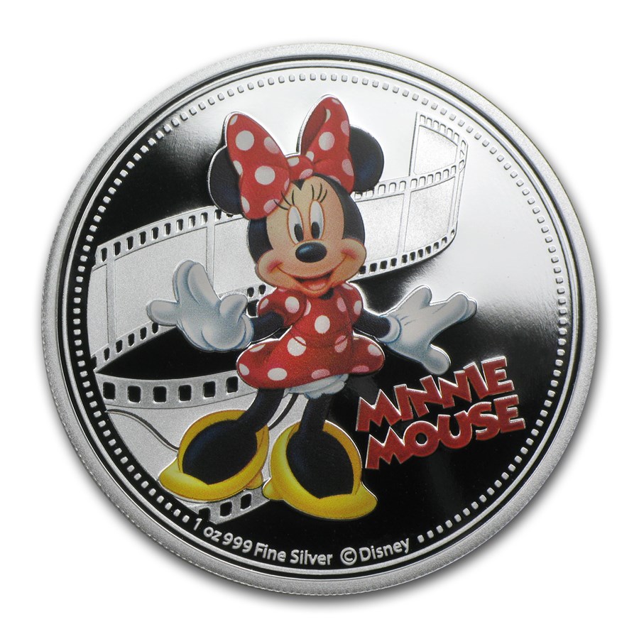 Buy 2014 Niue 1 oz Silver $2 Disney Minnie Mouse (Colorized) | APMEX