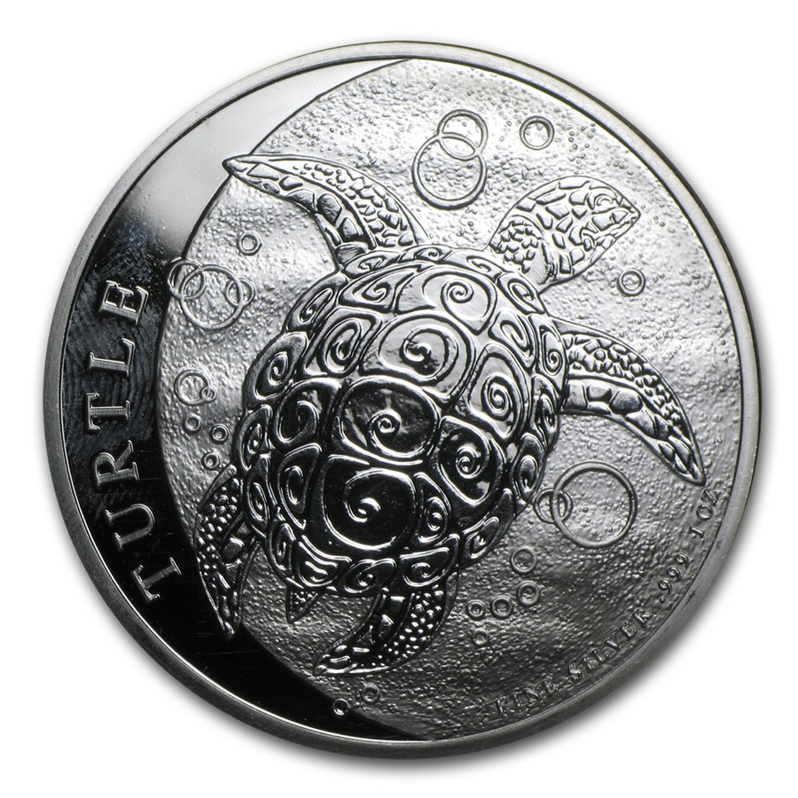 Buy 2014 Niue 1 oz Silver Hawksbill Turtle (Abrasions) | APMEX