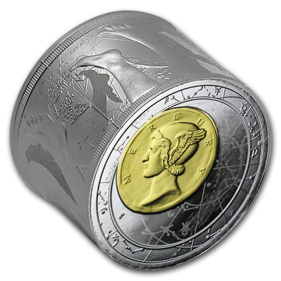 Buy 2014 Silver Fortuna Redux Mercury Cylinder Coin | APMEX