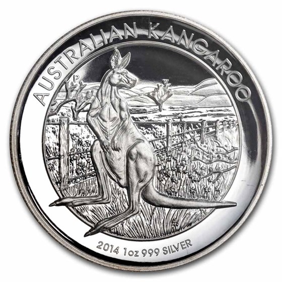 2014-P AUS 1 oz Silver Kangaroo PF-70 NGC HR (1 of 1st 2000)