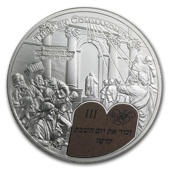 Buy 2014 Palau Silver $2 Ten Commandments (3rd Commandment) | APMEX