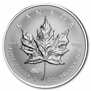 2014 RCM 1 oz Ag Rev Prf Maple Leaf WMF Privy Mark (No Box/COA)