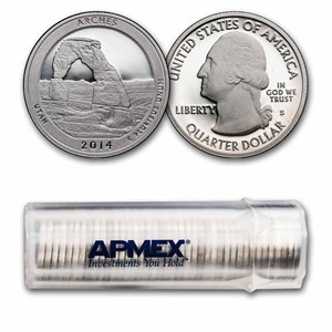 Buy 40 Coins 2014-S ATB Quarter Arches Park Silver Pf | APMEX