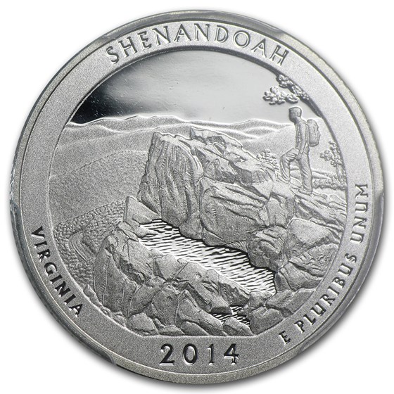 Buy 2014-S Silver Quarter ATB Shenandoah PR-69 PCGS (FS) | APMEX Buy 2014-S Silver Quarter ATB Shenandoah PR-69 PCGS (FS) | APMEX