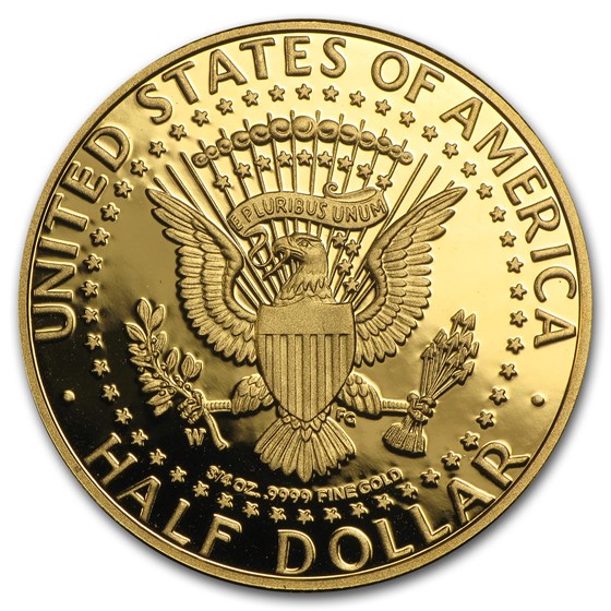 2014-w-3-4-oz-gold-kennedy-half-dollar-proof-capsule-only-modern