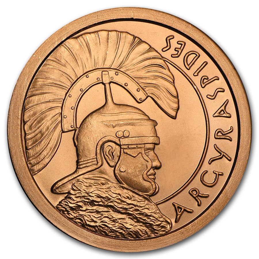 Buy 2015 1 oz Copper Round - Argyraspides | APMEX