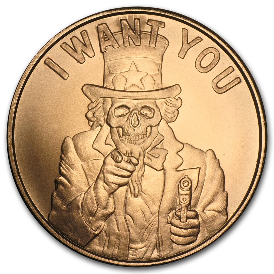 Buy 2015 1 oz Copper Round - Uncle Slave | APMEX