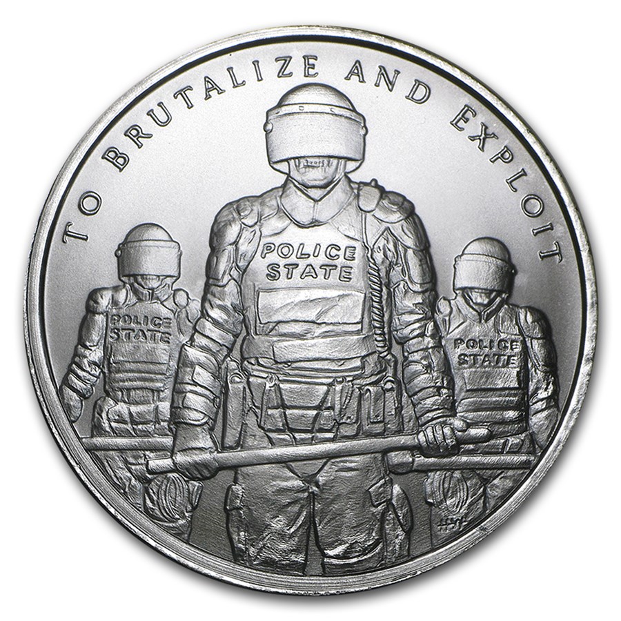 Buy 2015 1 oz Silver Round - Police State | APMEX