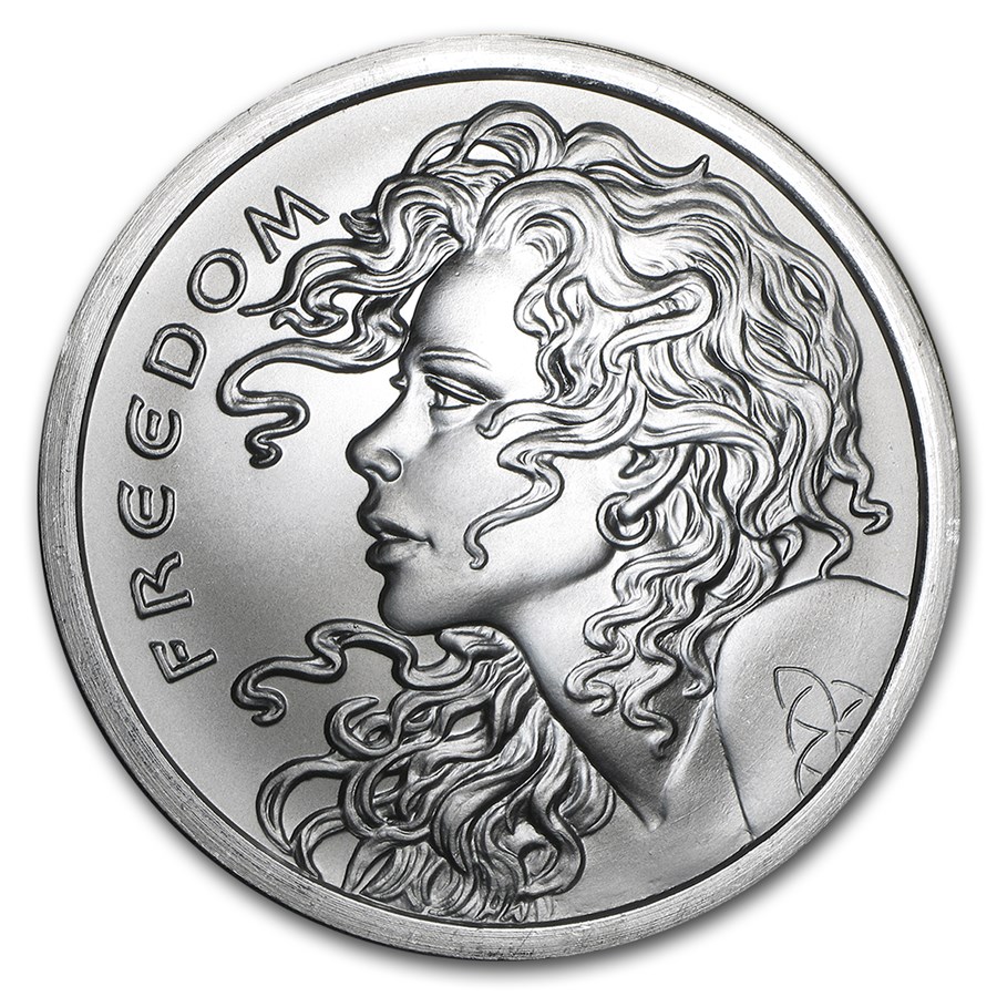 Buy 2015 2 oz Silver Round - Freedom Girl | APMEX