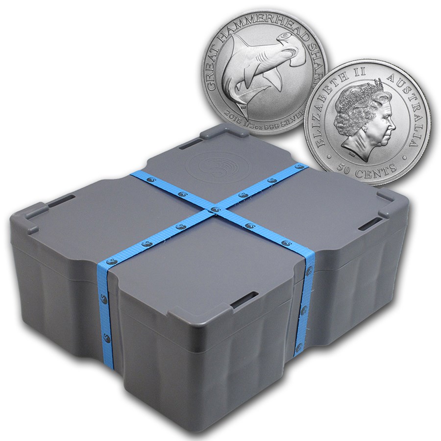 Buy 2015 AUS 1/2 oz Ag Great Hammerhead Shark (Sealed Monster Box) | APMEX