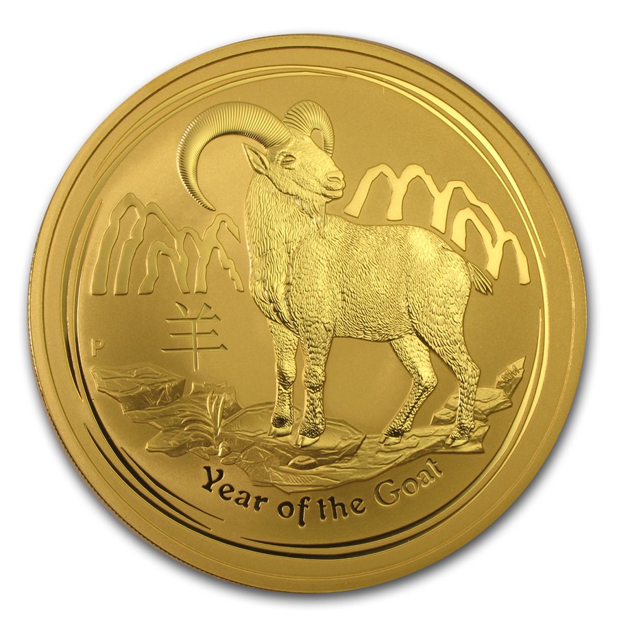 Buy 2015 Australia 10 oz Gold Lunar Goat BU | APMEX