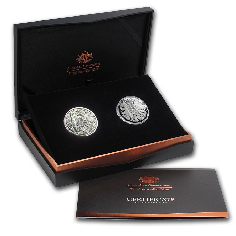 Buy 2015 Australia 2-Pc 50th Anniv Royal Australian Mint Set | APMEX