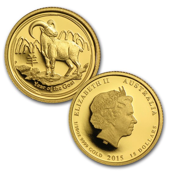 Buy 2015 Australia 3-Coin Gold Lunar Goat Proof Set (1.35 oz) | APMEX