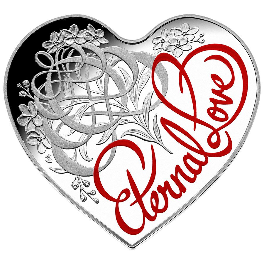 Buy 2015 Australia Silver $5 Eternal Love Heart Coin (Colorized) | APMEX
