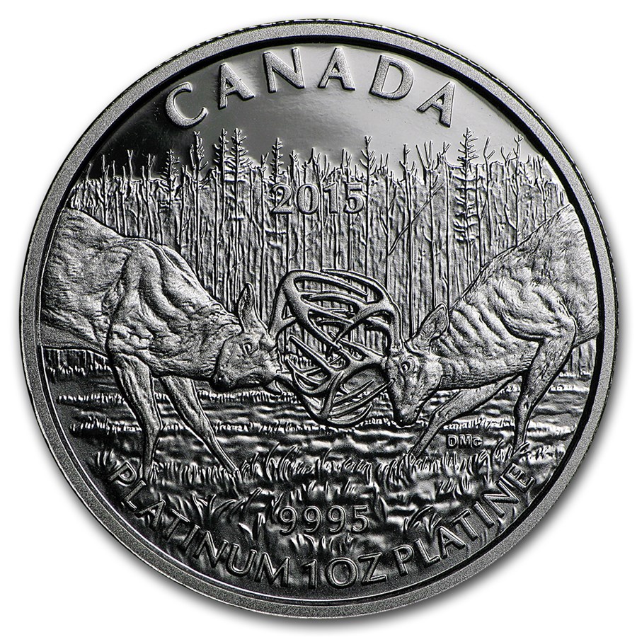 Buy 2015 Canada 1 oz Pf Platinum $300 White-Tailed Deer (Coin Only) | APMEX