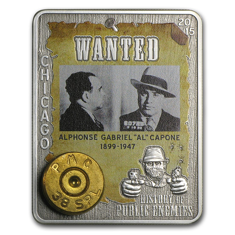 Buy 2015 CAR 1 oz Silver History of Public Enemies (Al Capone) | APMEX