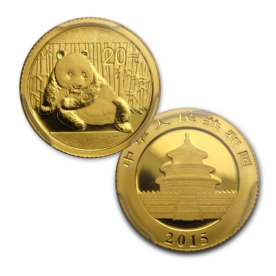 Buy 2015 China 5-Coin Gold Panda Prestige Set MS-70 PCGS (FS) | APMEX