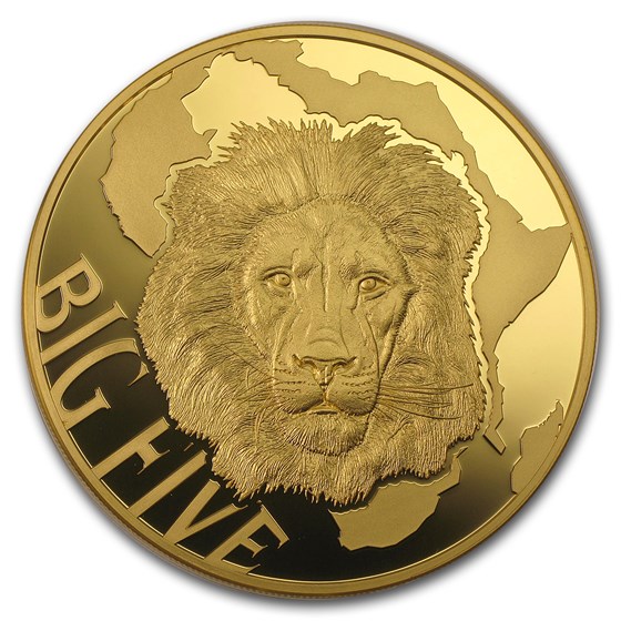 Buy 2015 Congo 5 oz Gold Proof Lion (The Big Five) | APMEX