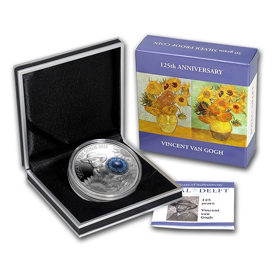 Buy 2015 Cook Islands Silver Royal Delft™ 125th Ann. Vincent van Gogh ...