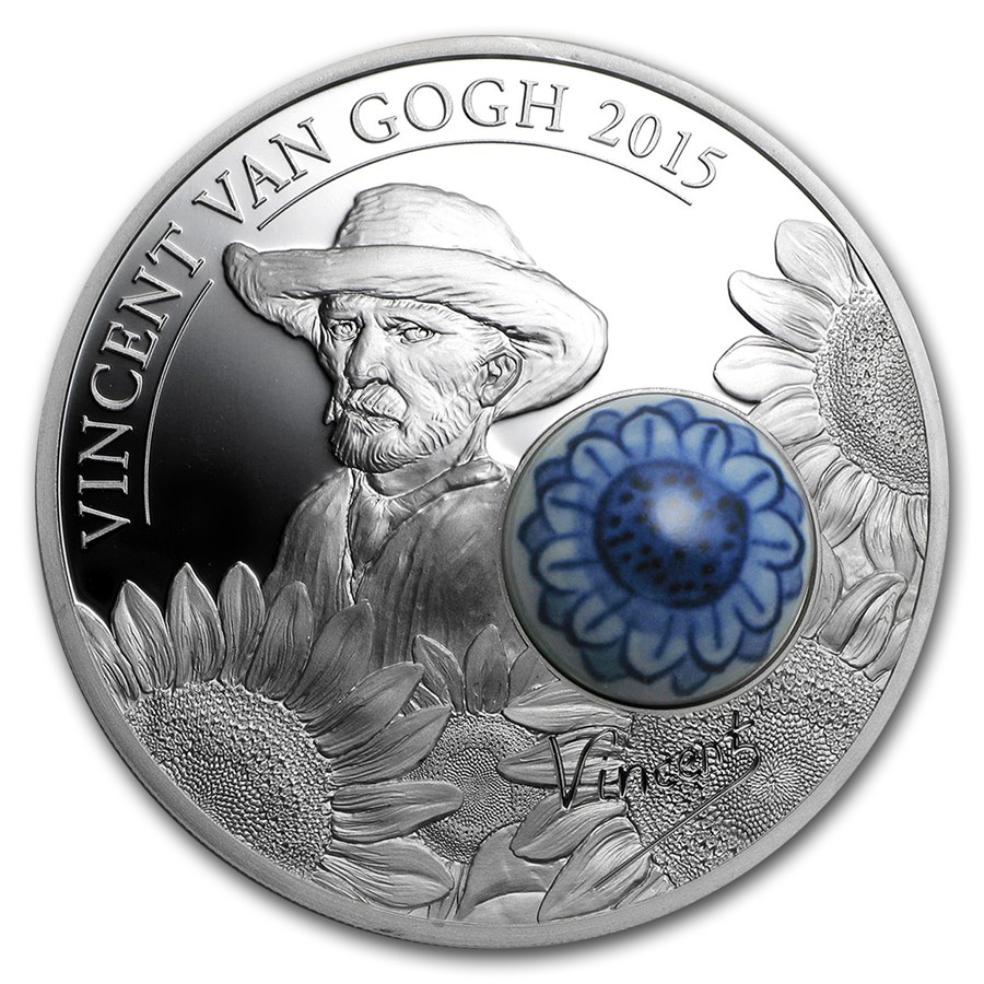 Buy 2015 Cook Islands Silver Royal Delft™ 125th Ann. Vincent van Gogh ...