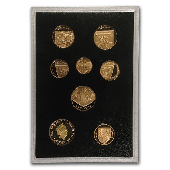 Buy 2015 GB 16-Coin Proof Gold Fourth & Fifth Portrait Collection | APMEX