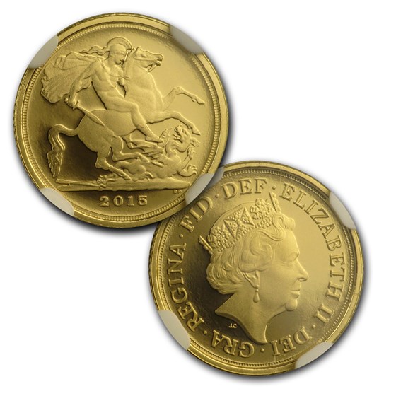 Buy 2015 GB 5-Coin Gold Sovereign Set PF-69 NGC | APMEX