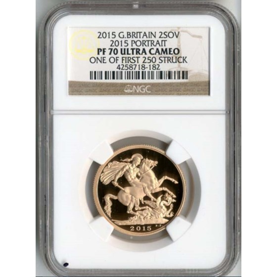 Buy 2015 GB 5-Coin Gold Sovereign Set PF-70 NGC | APMEX