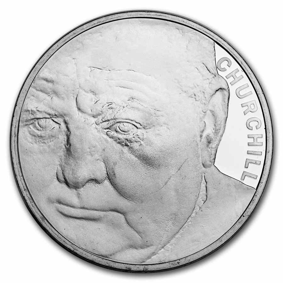 Buy 2015 GB £5 Silver Winston Churchill PF Piedfort (No Box & Spots ...