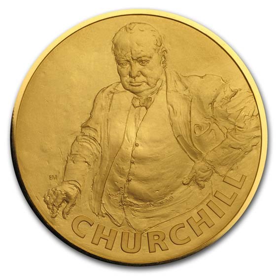 Buy 2015 Great Britain 5 oz Proof Gold Winston Churchill (Box & COA ...