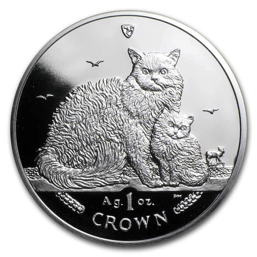Buy 2015 Isle of Man 1 oz Silver Selkirk Rex Cat Proof | APMEX