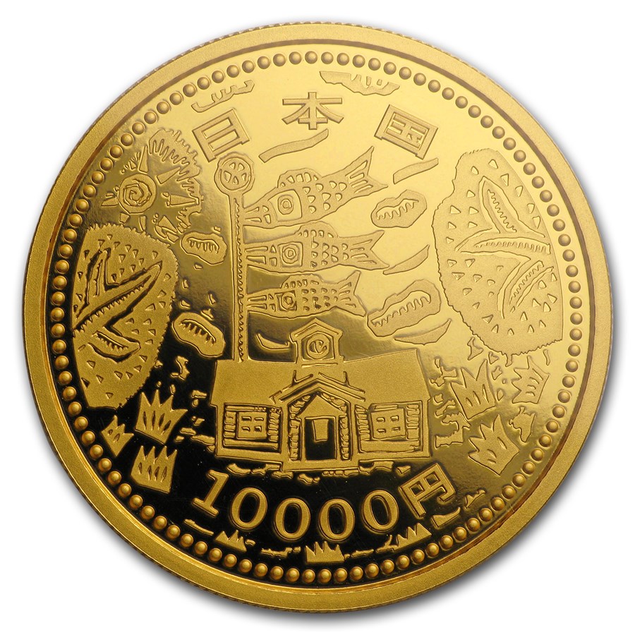 Buy 2015 Japan Gold 10,000 Yen Earthquake Reconstruction Proof | APMEX