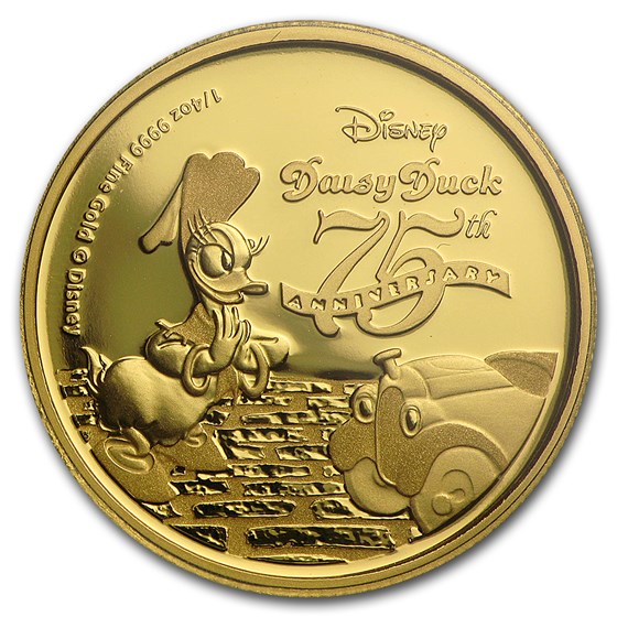 Buy 2015 Niue 1/4 oz Proof Gold $25 Disney Daisy Duck | APMEX