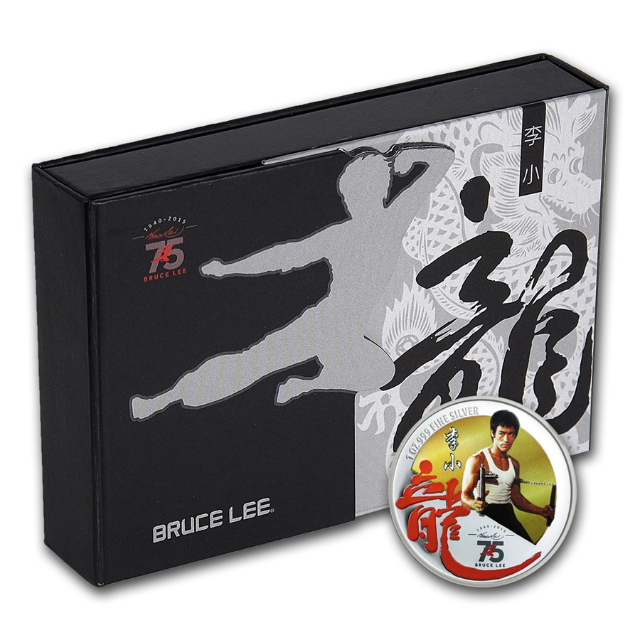 Buy 2015 Niue 1 oz Proof Silver Bruce Lee Legend of the Dragon | APMEX
