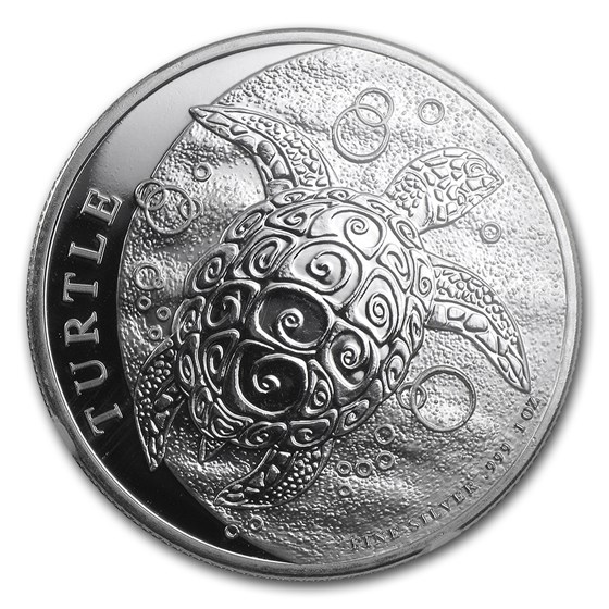Buy 2015 Niue 1 oz Silver $2 Hawksbill Turtle NGC (1st of 100 Struck ...