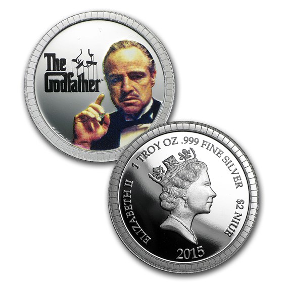 Buy 2015 Niue $2 Silver The Godfather 2-Coin Proof Set | APMEX