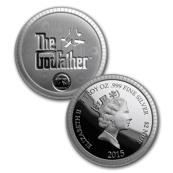 Buy 2015 Niue $2 Silver The Godfather 2-Coin Proof Set | APMEX