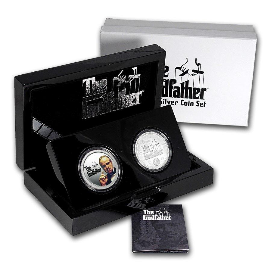 Buy 2015 Niue $2 Silver The Godfather 2-Coin Proof Set | APMEX