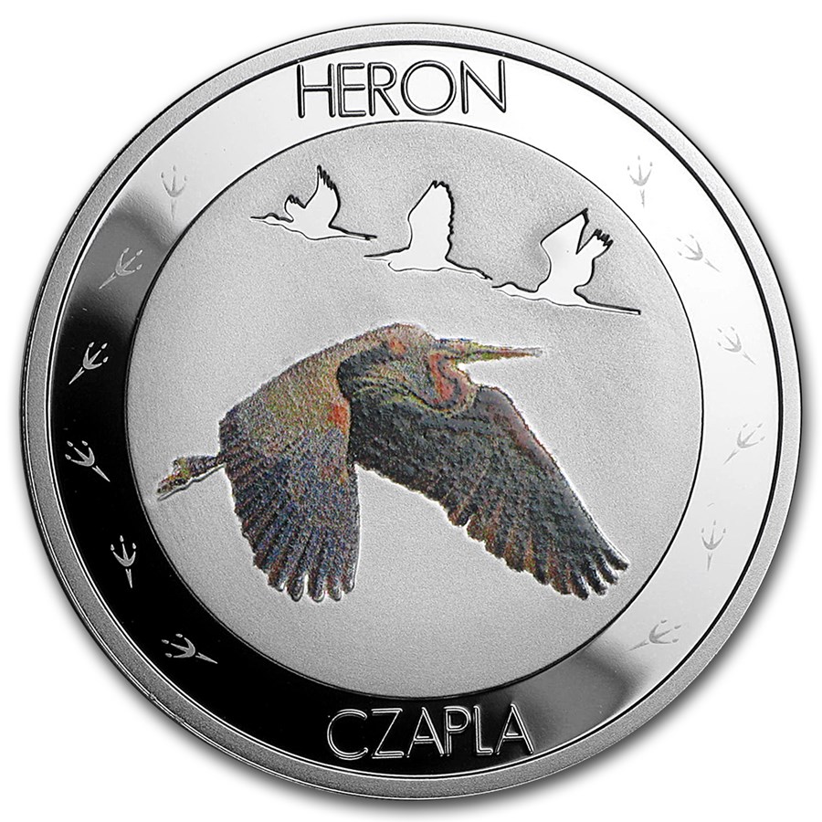 Buy 2015 Niue Silver Symbols of Nature Heron Proof | APMEX