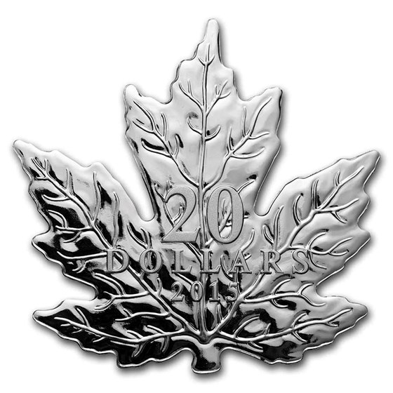 Buy 2015 Canadian 1 oz Silver Maple Leaf Shaped Proof | APMEX