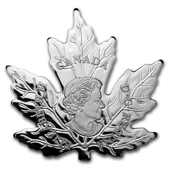 Buy 2015 Canadian 1 oz Silver Maple Leaf Shaped Proof | APMEX