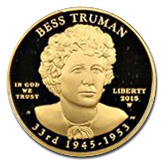 Buy 2015-W 1/2 oz Gold Bess Truman PR-70 PCGS (FS) | APMEX