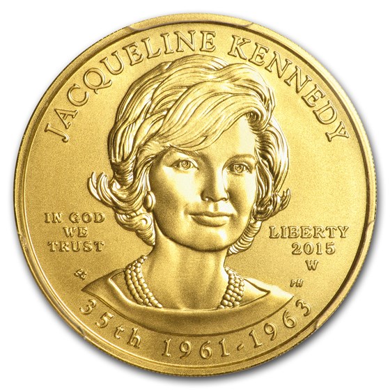 Buy 2015-W 1/2 oz Gold J. Kennedy MS-70 PCGS (White House Label, FS ...